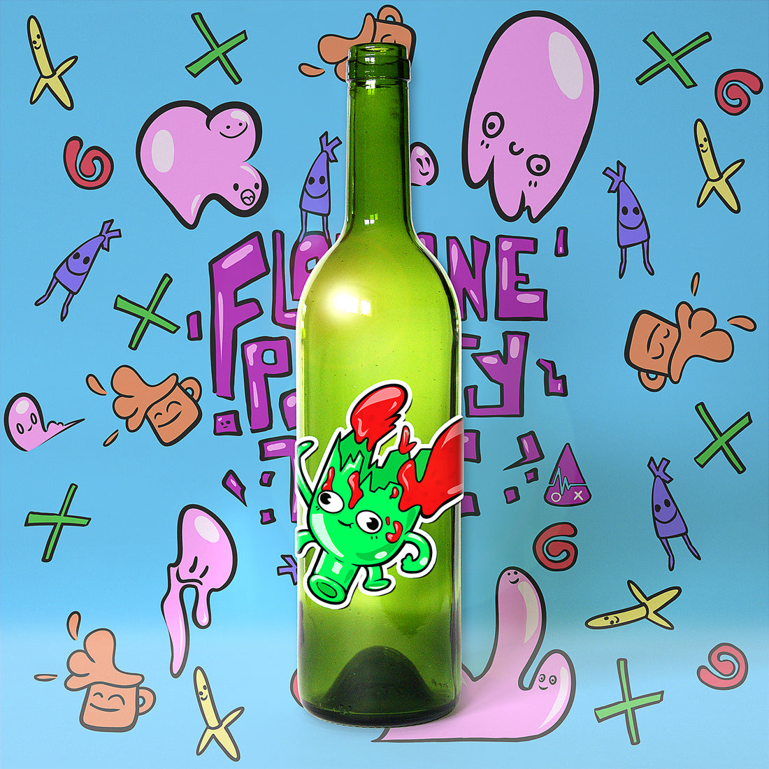 Botly Sticker – Flatline Party